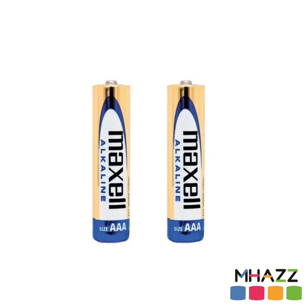 Pilas AAA Maxell x2 LR03 alcalinas - MHAZZ