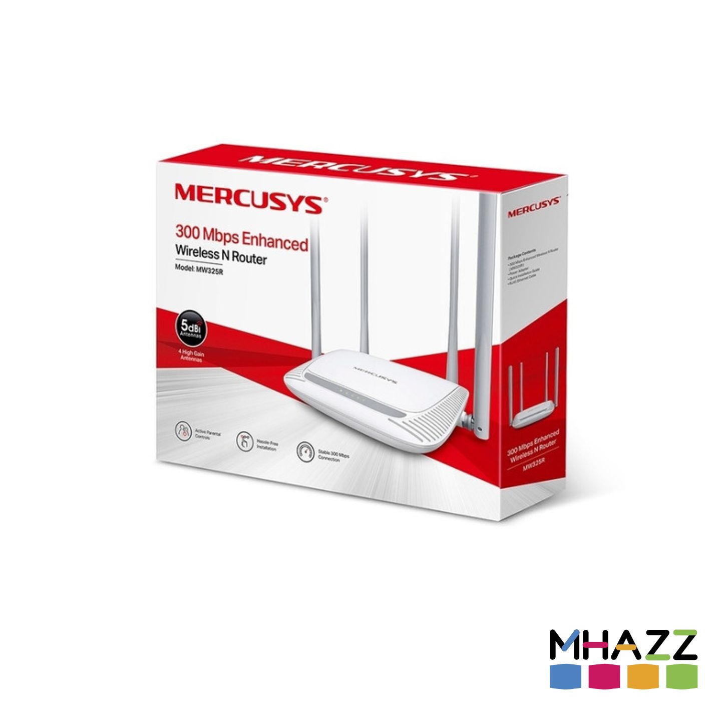 Router Mercusys 300Mbps 4nt. (TP-LINK) - MHAZZ