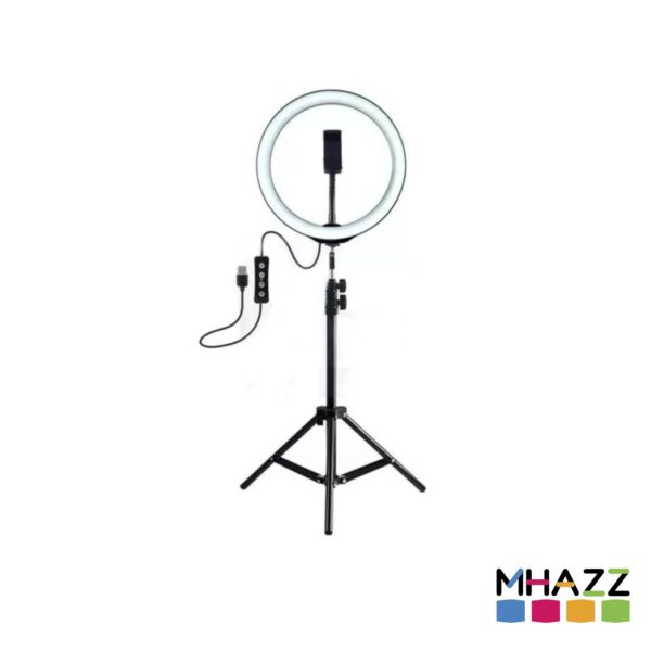Aro De Luz Led 26 Cm Con Trípode 2 Metros - MHAZZ