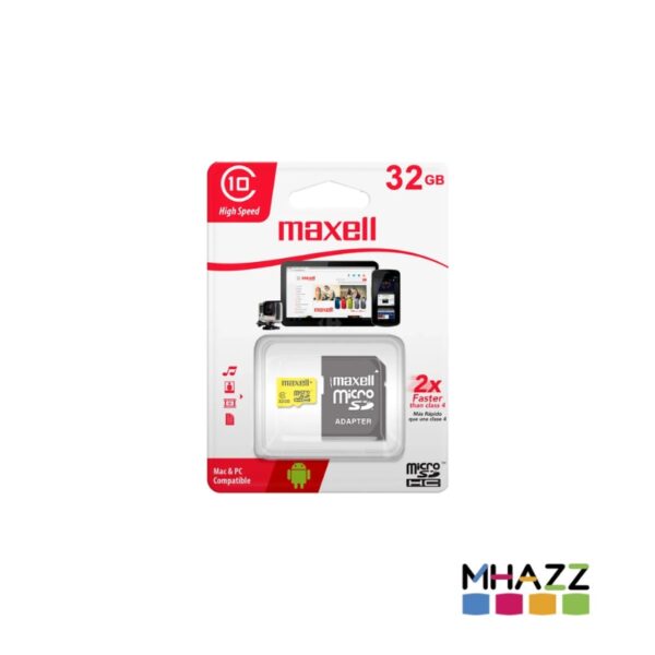 Memoria Micro SD Maxell Xc 32gb C10 - MHAZZ